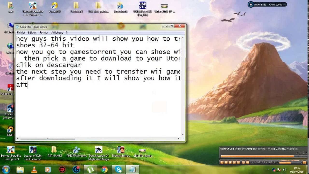HOW TO TRANSFER WII GAMES TO USB USING WBFS MANAGER /2016 - YouTube