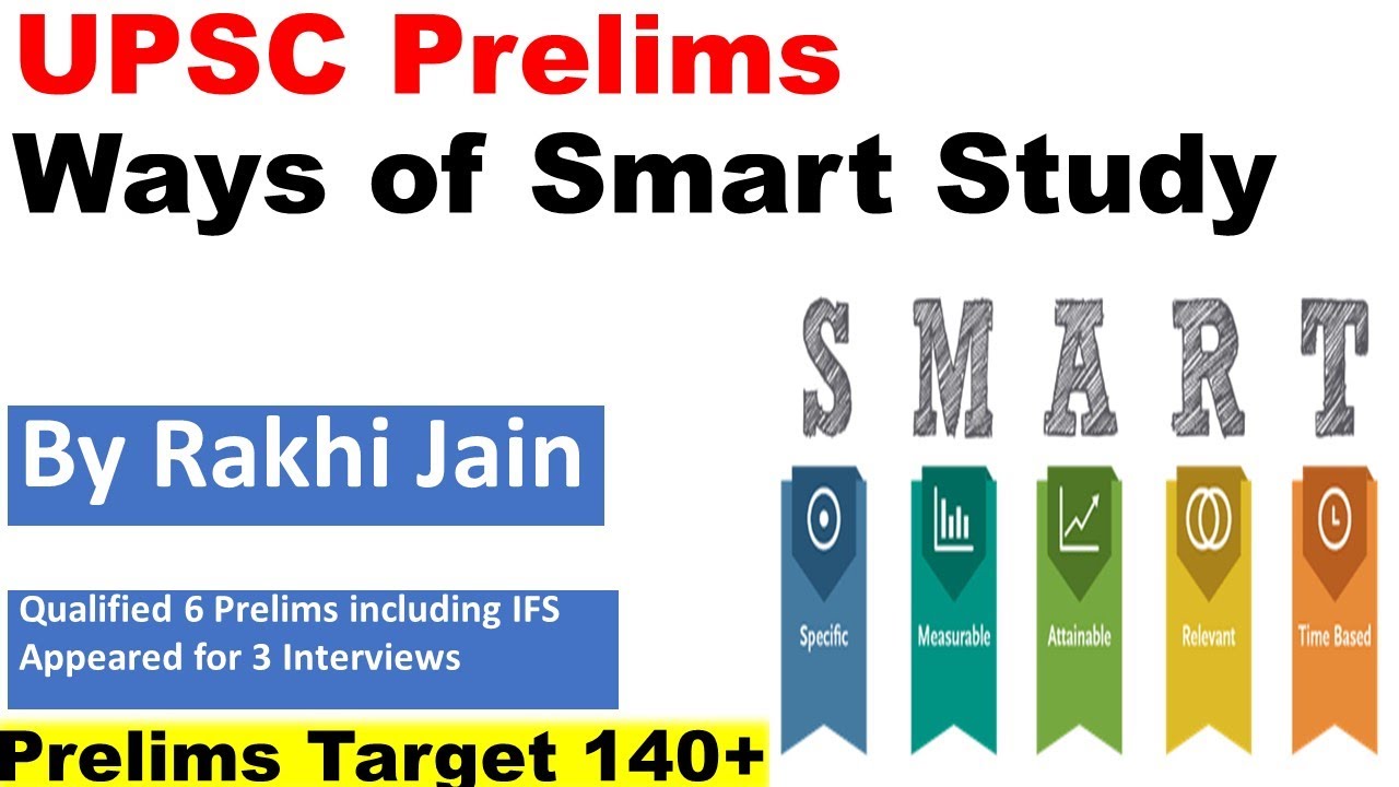 Approach to Smart Study Techniques | UPSC Prelims - YouTube