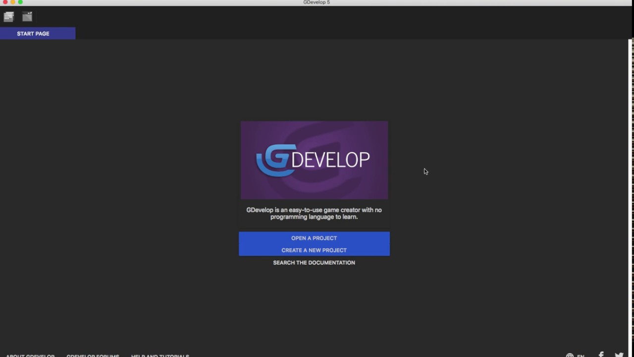 [Mac] How to get the dark theme in GDevelop 5 - YouTube