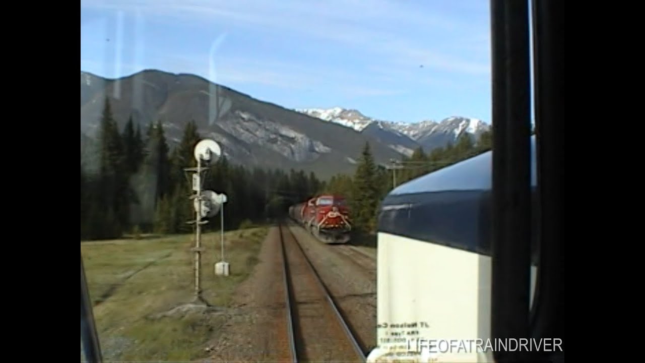Locomotive Cab Ride on Rocky Mountaineer Passenger Train - RMR 8016 ...