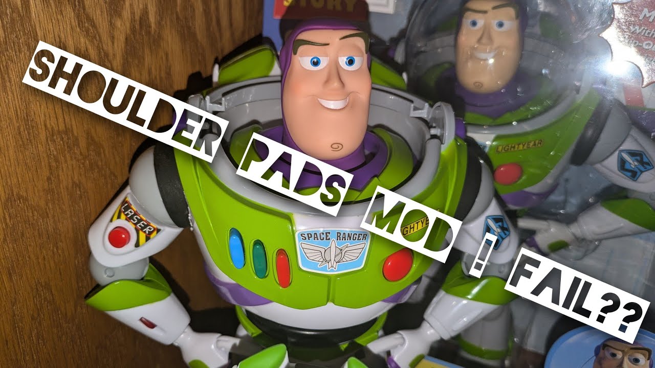 Custom Buzz Lightyear , Shoulder Pads Modification. - YouTube