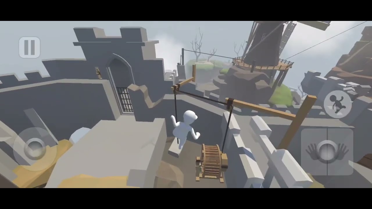 Human Fall Flat - Level 6 - Castle ft. @finehair8035 #humanfallflat # ...