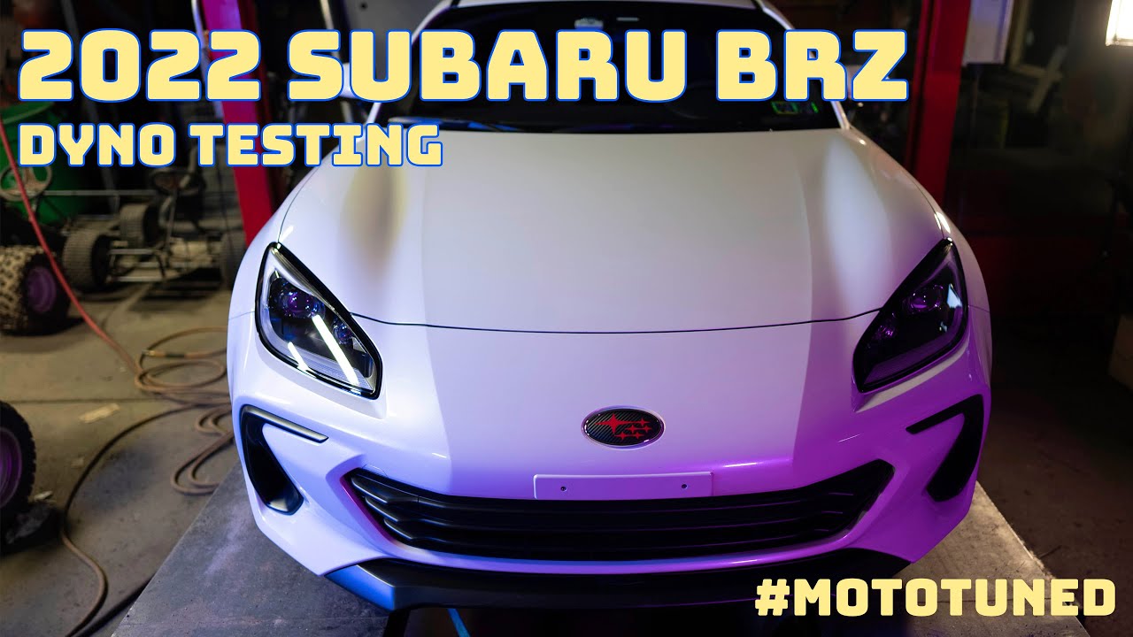 2022 Subaru BRZ Dyno Testing - YouTube