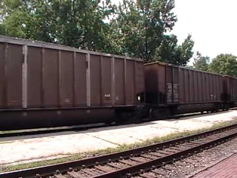 8/8/2010 UP 6683 Leads Coal Eastbound On 2 - YouTube