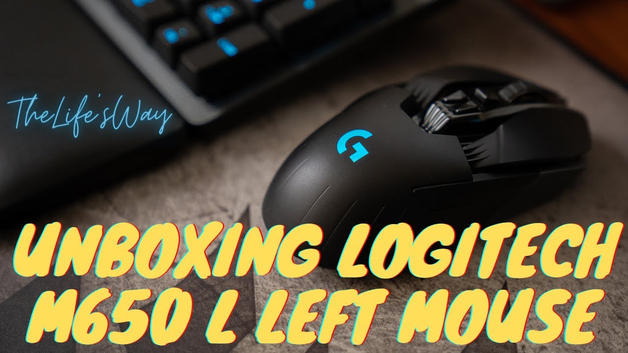 Logitech M650 L Left Handed Mouse - SmartWheel with Silent Clicks - YouTube