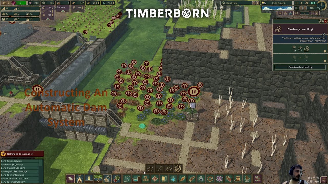 Timberborn Constructing An Automatic Dam System - YouTube