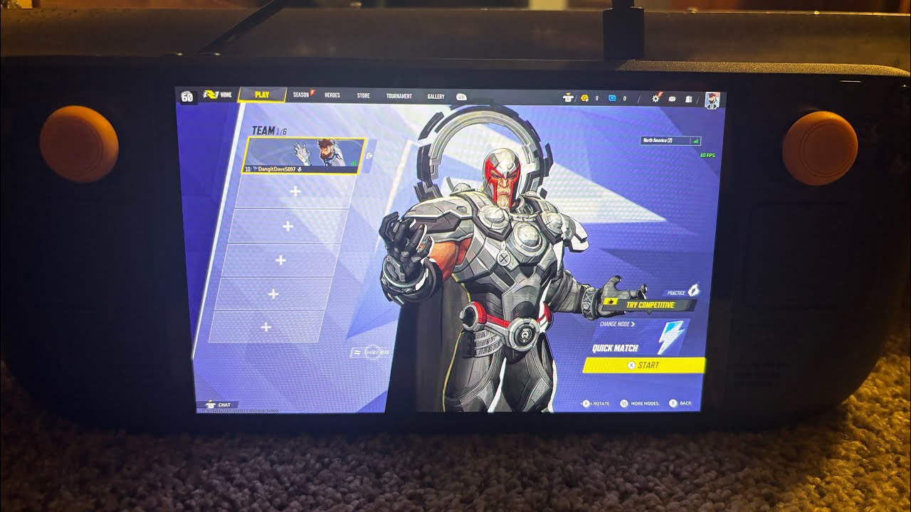 Playing Marvel rivals on the steam deck #steam deck #marvelrivals - YouTube