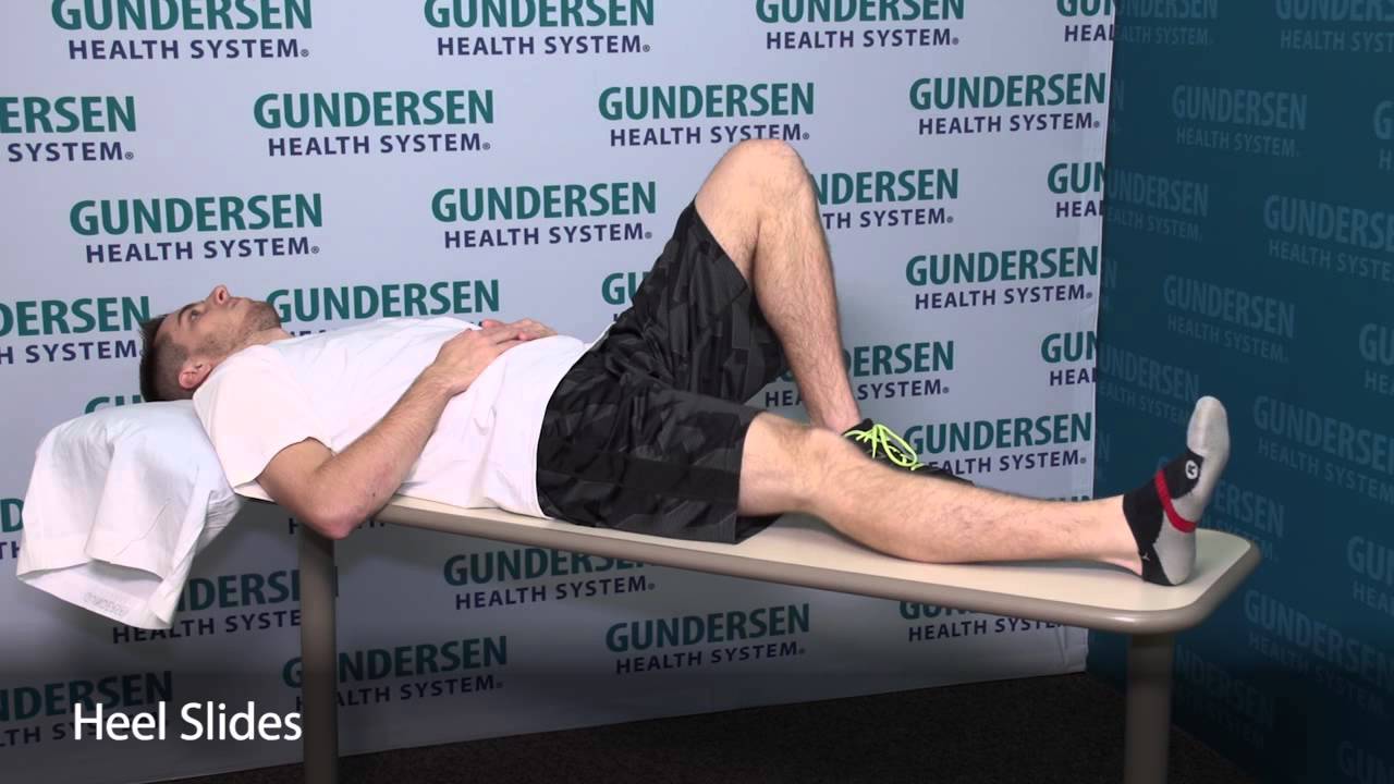 10 Heel Slides - YouTube