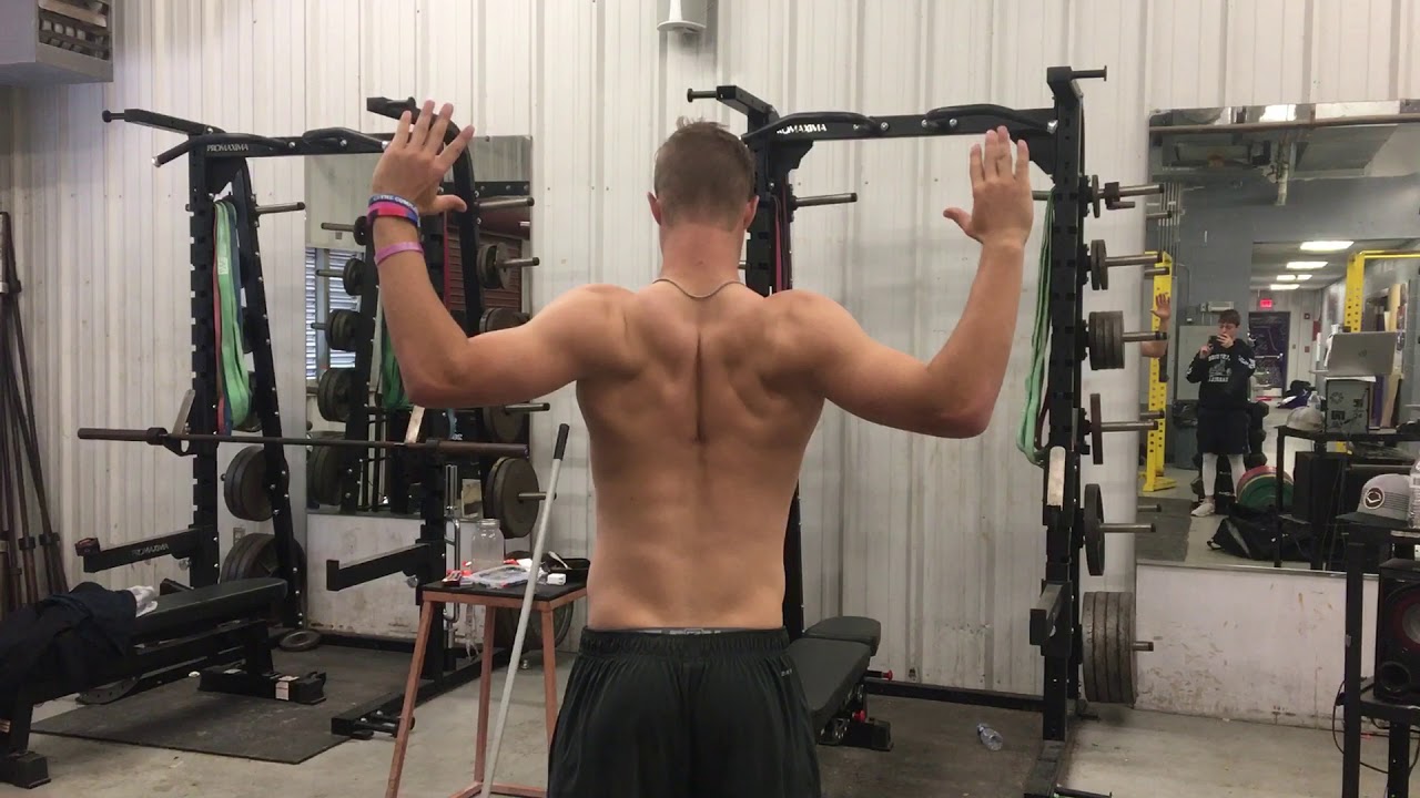 Scap pinches, rear view - YouTube