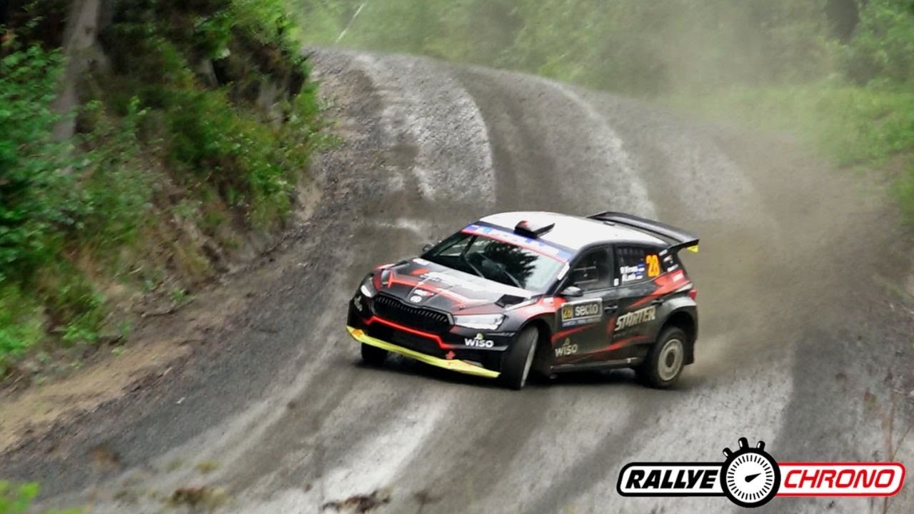 WRC Secto Rally Finland 2024 Day 1 - Flat out & Big Jump - RallyeChrono ...