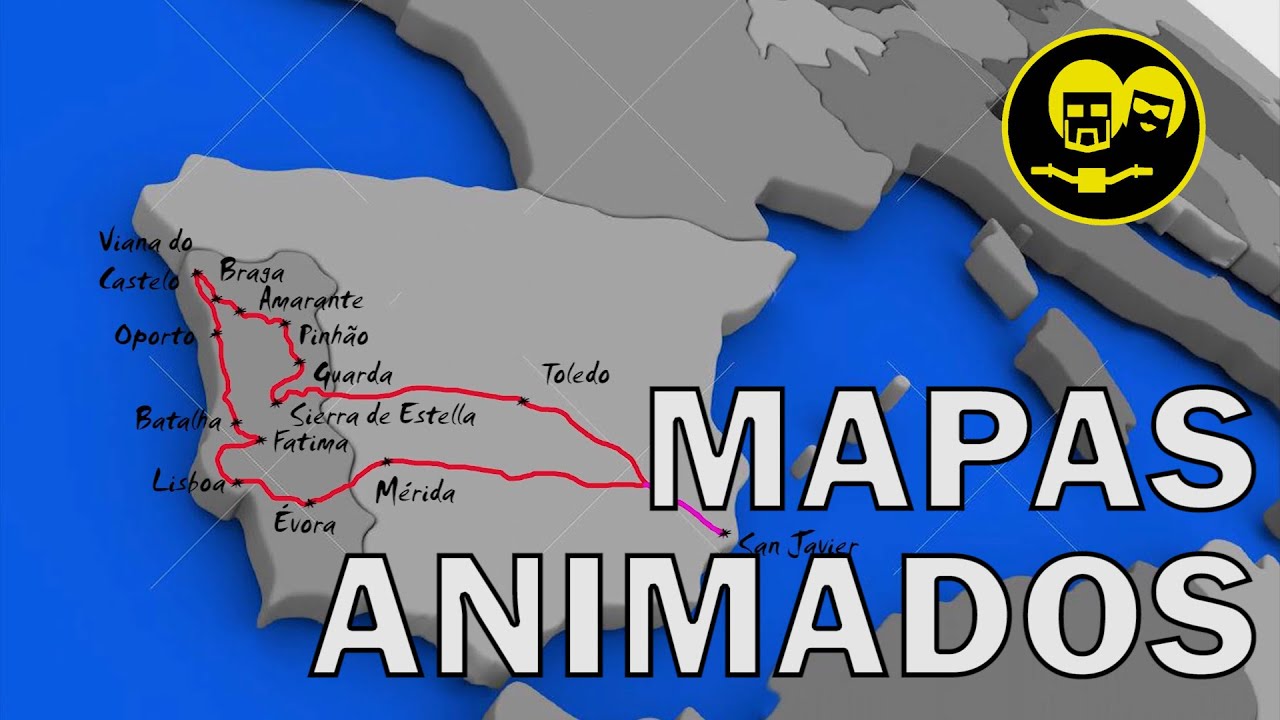 Como hacer mapas animados (1) - YouTube
