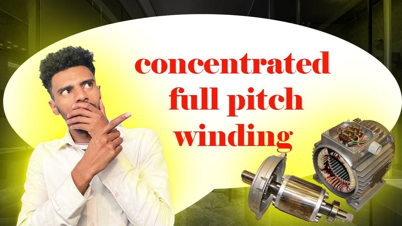 Full pitch concentrated winding - YouTube