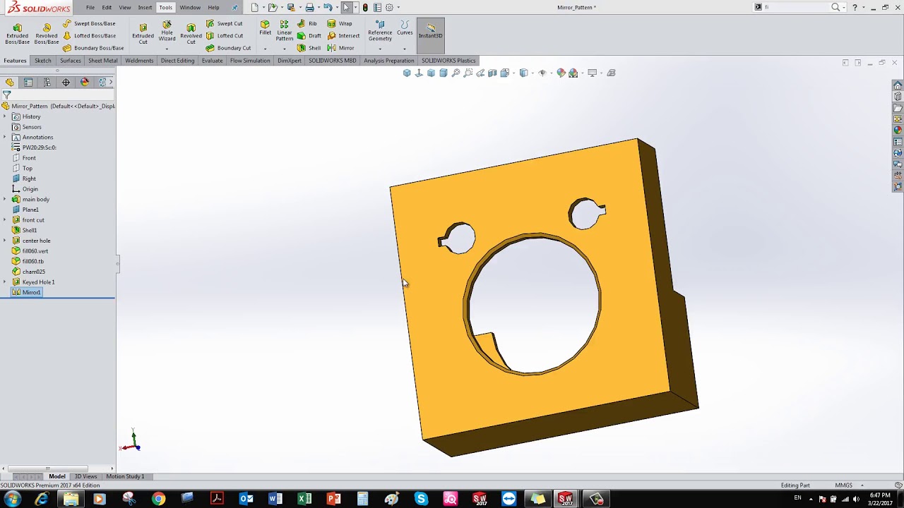 Lesson 6: Revolved Features - YouTube