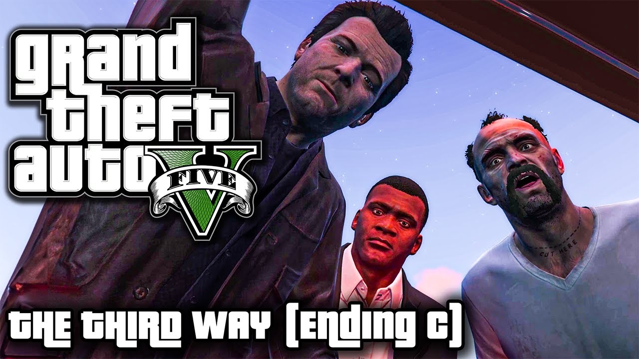 GTA 5 - Ending C / Final Mission #3 - The Third Way (Deathwish) 10 ...