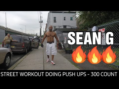 Street Workout with Push Ups || CHEST WORKOUT DOING 10 Sets of 30 PUSH ...