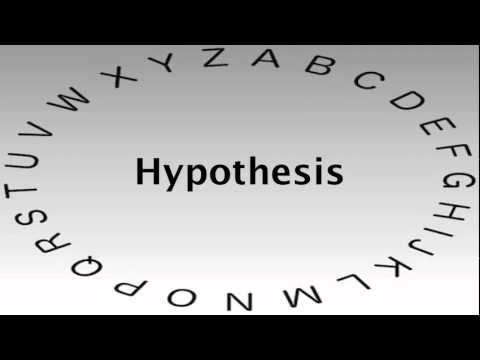 Spelling Bee Words and Definitions — Hypothesis - YouTube