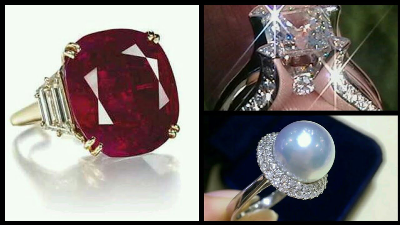 OUTSTANDING look #Beautiful#Real Stone Rings - YouTube