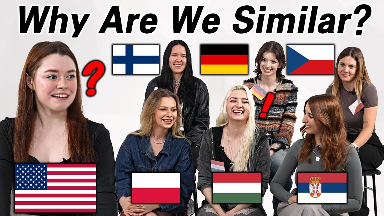American Was Shocked by Word Similarities Between 6 European Countries ...