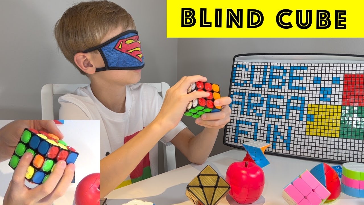 Daniel is solving BLIND Rubik’s cube blindfolded 😎 | cubearea.fun - YouTube