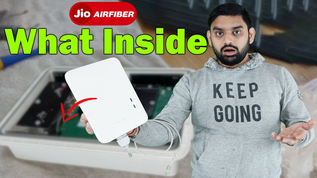 Whats Inside Of Jio AirFiber Outdoor Unit Device | Jio AirFiber Device ...