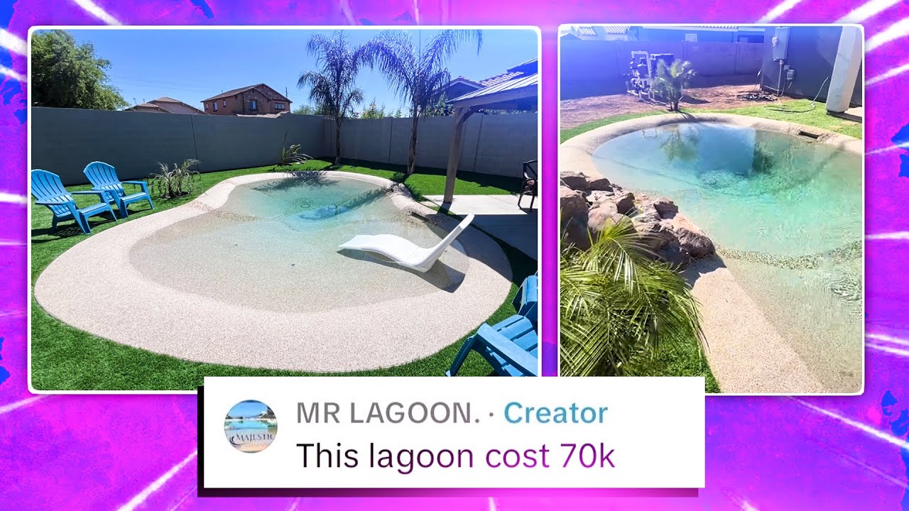 Mr Lagoon says it's a Lagoon not a Puddle. Puddle cost 70k? - YouTube