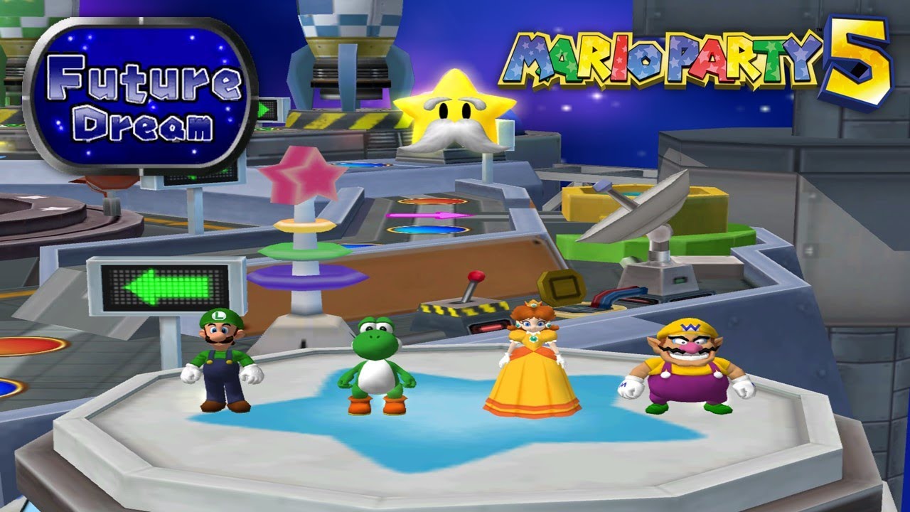 Mario Party 5 - Party Mode - Future Dream With 4 Players - YouTube