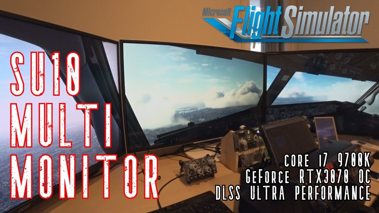 MSFS | SU10 | MULTI MONITOR | DLSS ULTRA | GRAPHICS HIGH | RJTT ILS16L ...