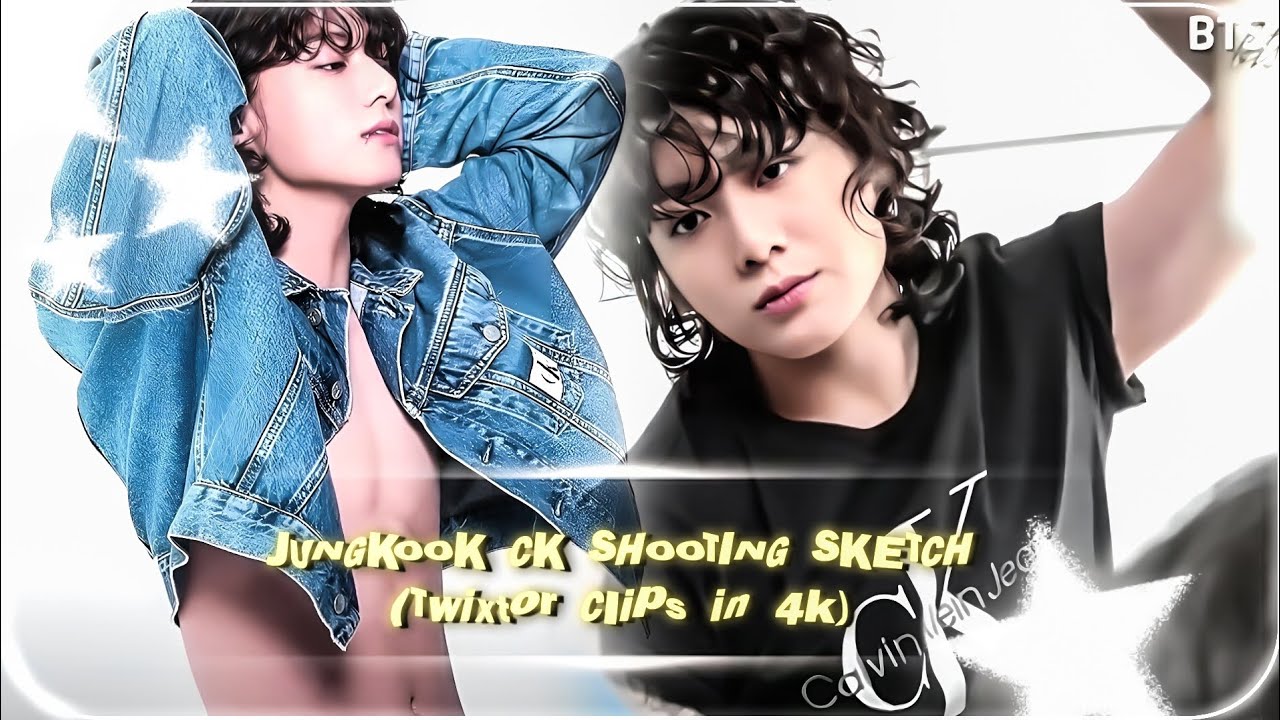 [4K] JUNGKOOK CK SHOOTING SKETCH (Twixtor Clips) - YouTube