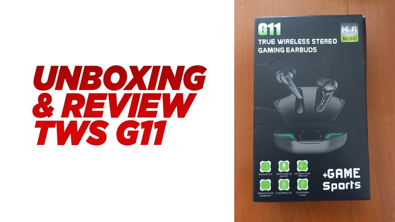 Unboxing and Review TWS G11 - YouTube