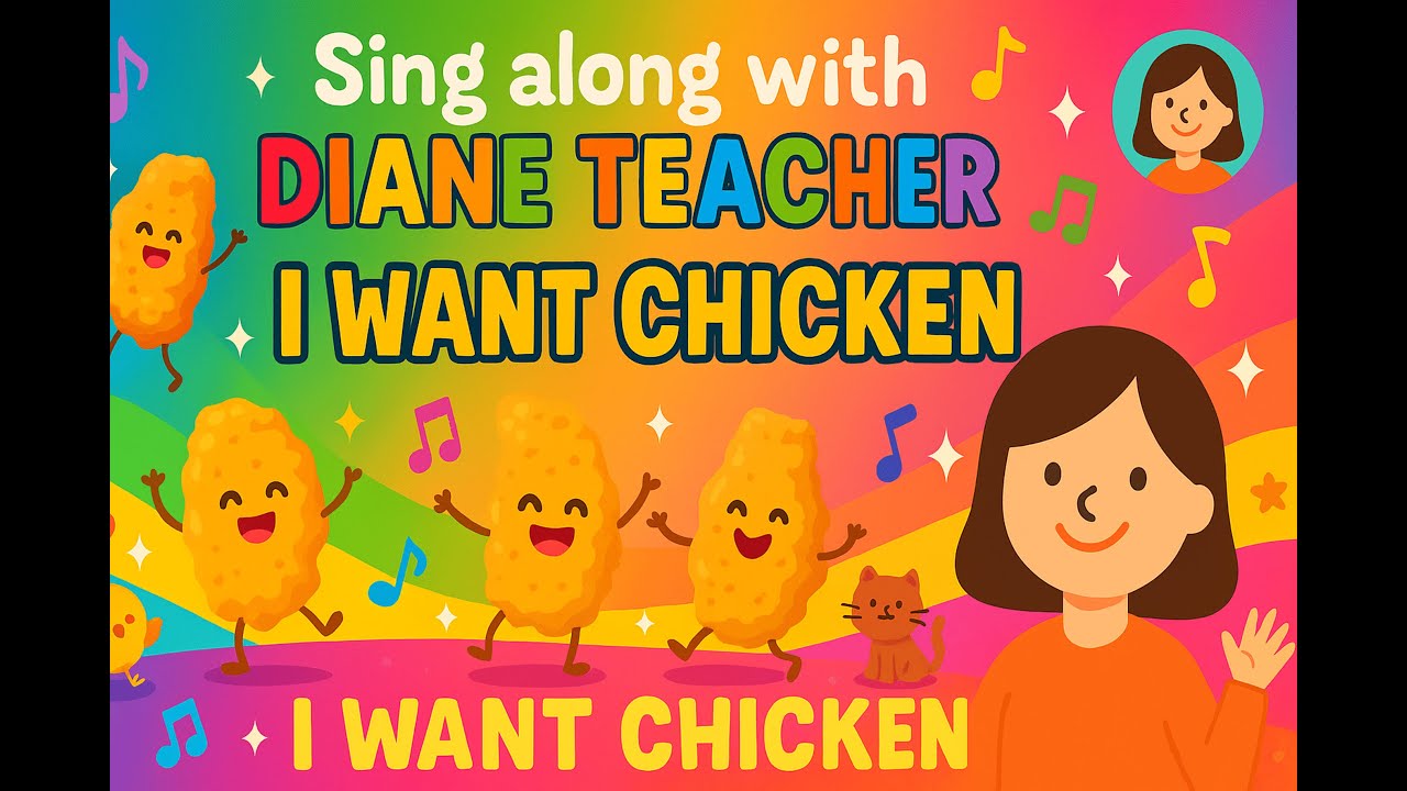 I Want Chicken Song - Cheonjae Ham 4th grade lesson 5 - YouTube