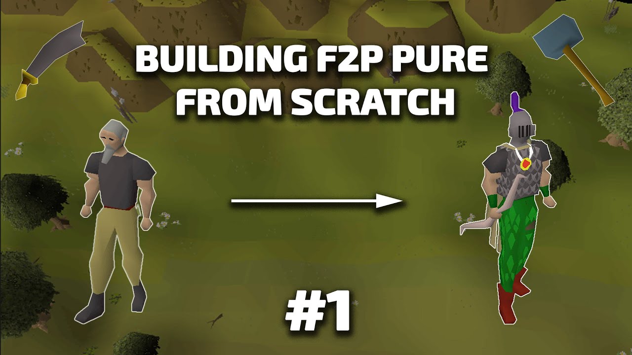 Building f2p pure from scratch #1 - YouTube
