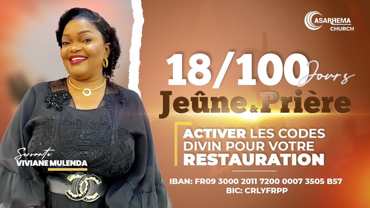 Jeûne et prière activer les codes divin pour la réstauration| 18 ...