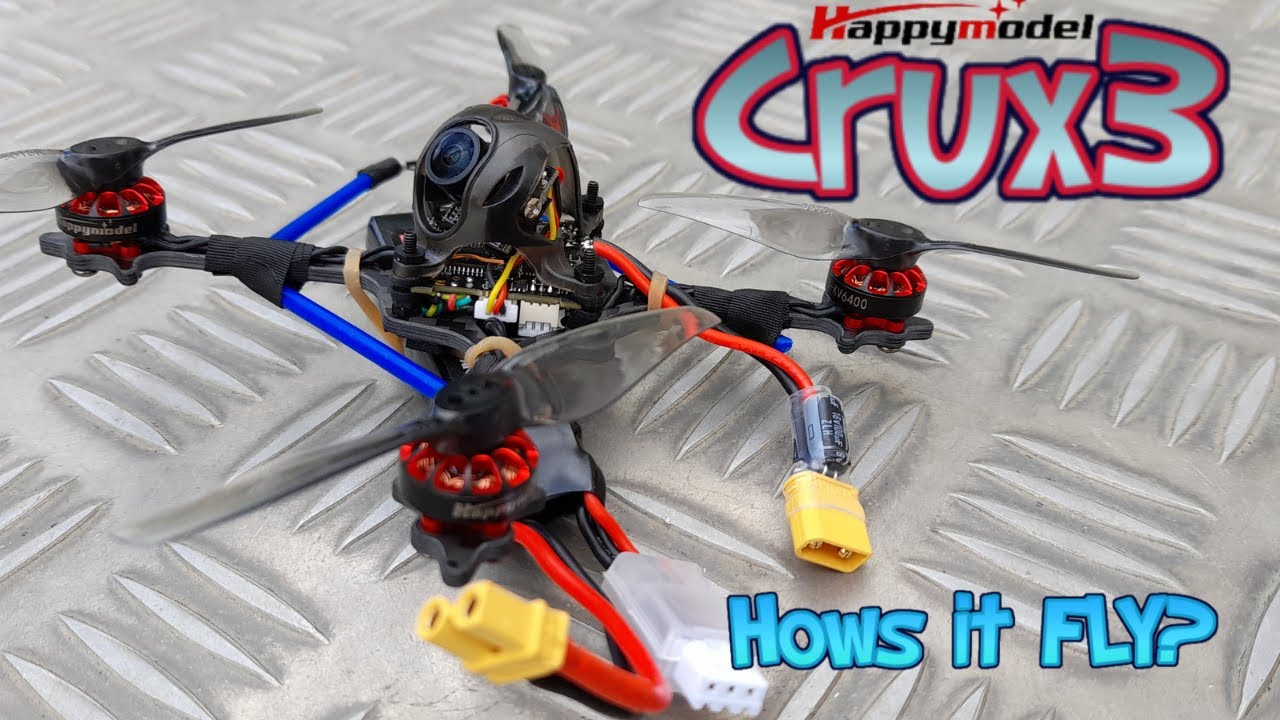 LIGHTENING ⚡ - Happymodel CRUX3 - TBS VTX Flight & Review - YouTube