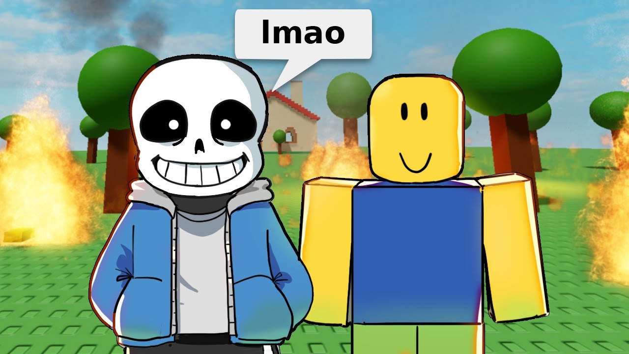 If SANS played ROBLOX (Animation) - YouTube