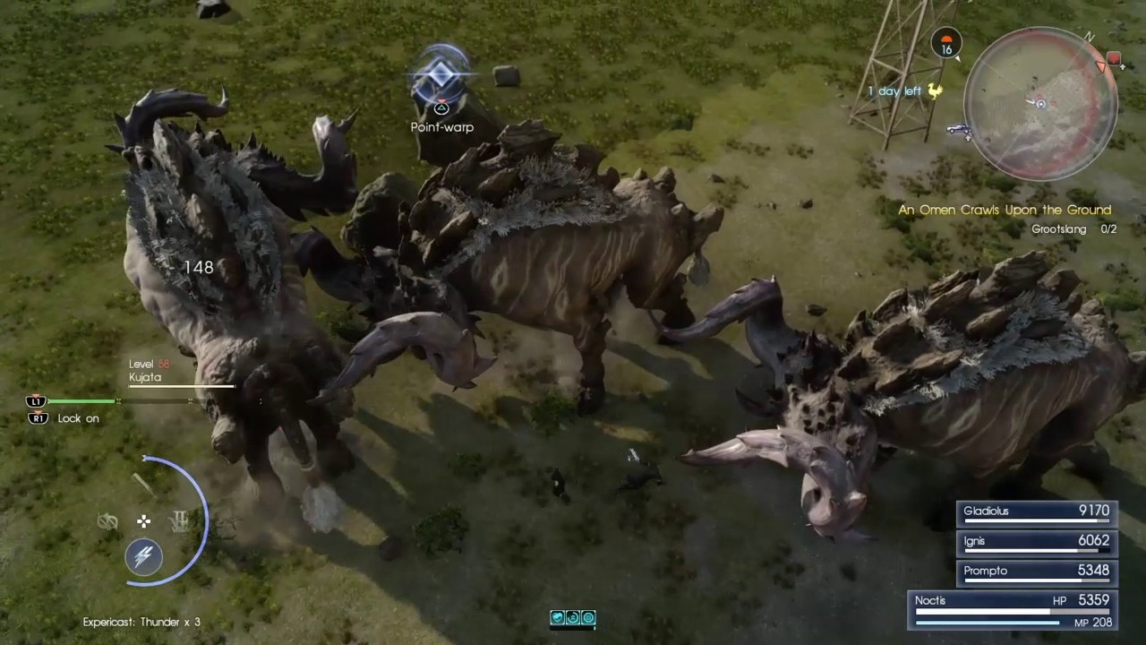 FFXV - FASTEST XP FARM - YouTube