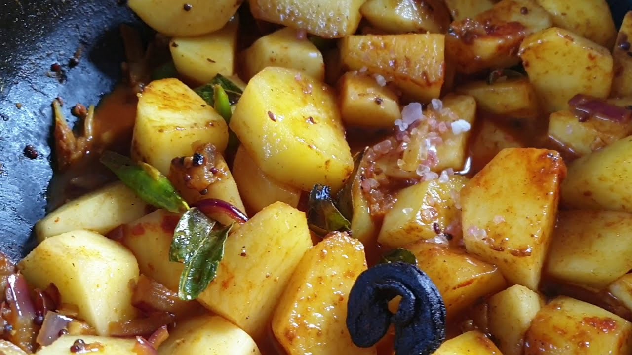 අර්තාපල් මිරිසට Aardappel ,How to make easy Potato spicy kari & add ...