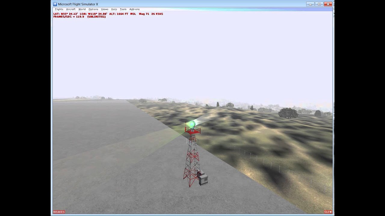 FSX animated beacon - YouTube
