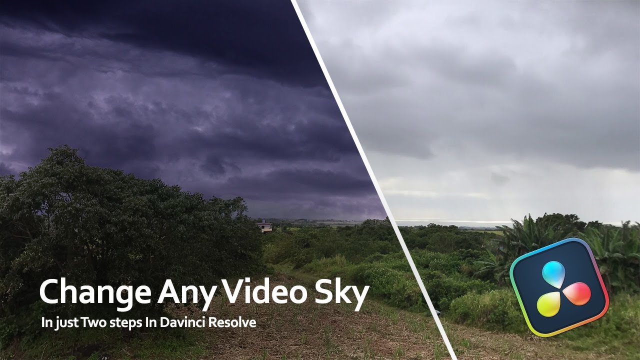 Change any video sky | In Davinci Resolve | #davinciresolve - YouTube