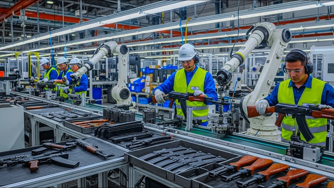 Inside a $100 Million AKM Factory: How AK-47s Are Made - YouTube