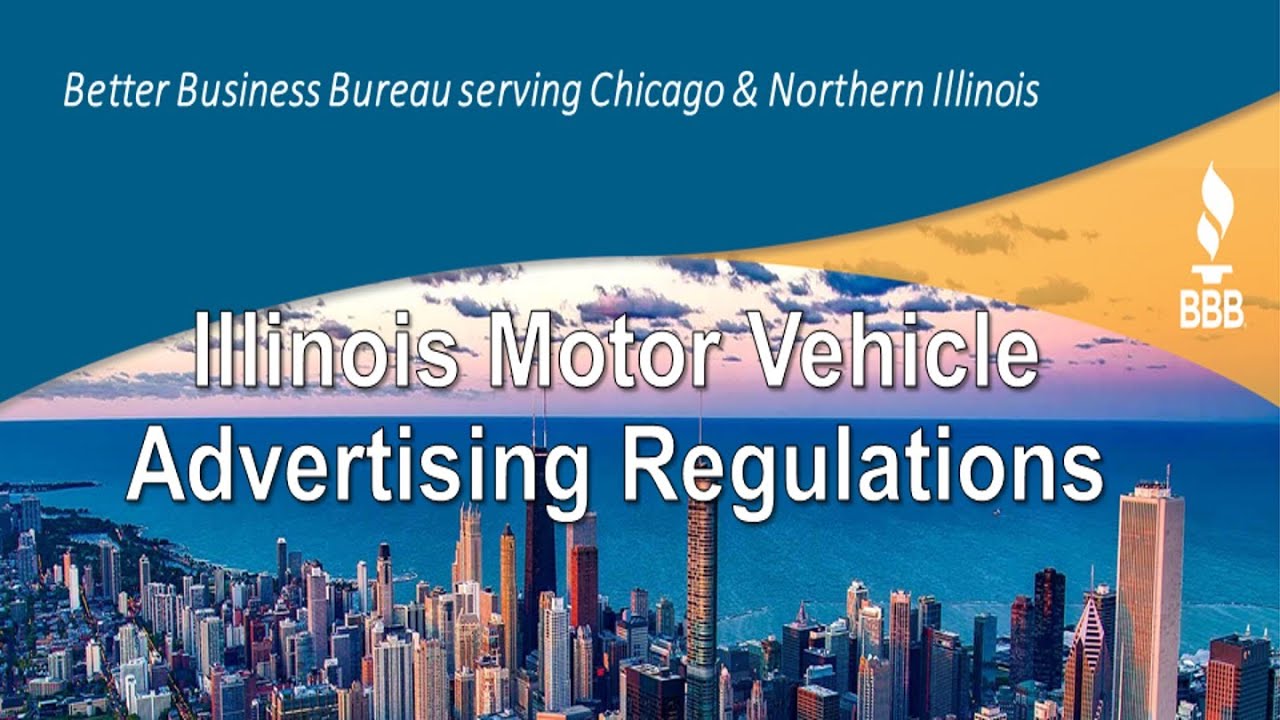 Illinois Motor Vehicle Advertising Regulations Webinar - YouTube