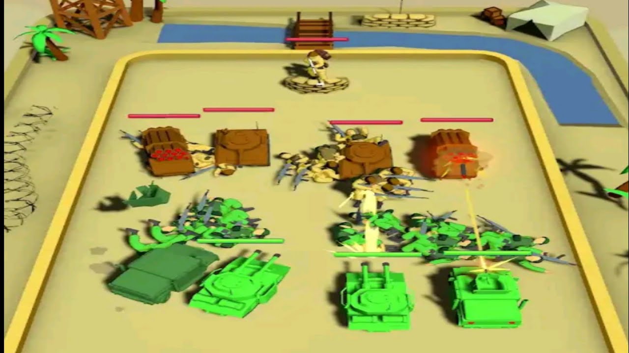 MAX LEVEL Merge Little Army Men - YouTube