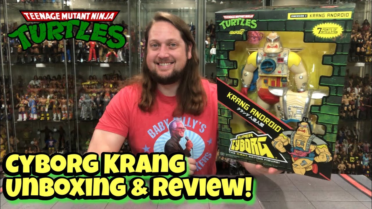 Cyborg Android Krang Super 7 Teenage Mutant Ninja Turtles Unboxing ...