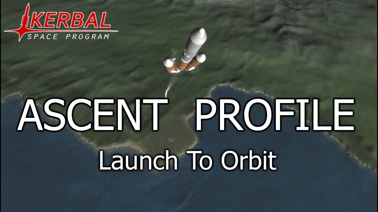 KSP Ascent Profile - Launch To Orbit - YouTube