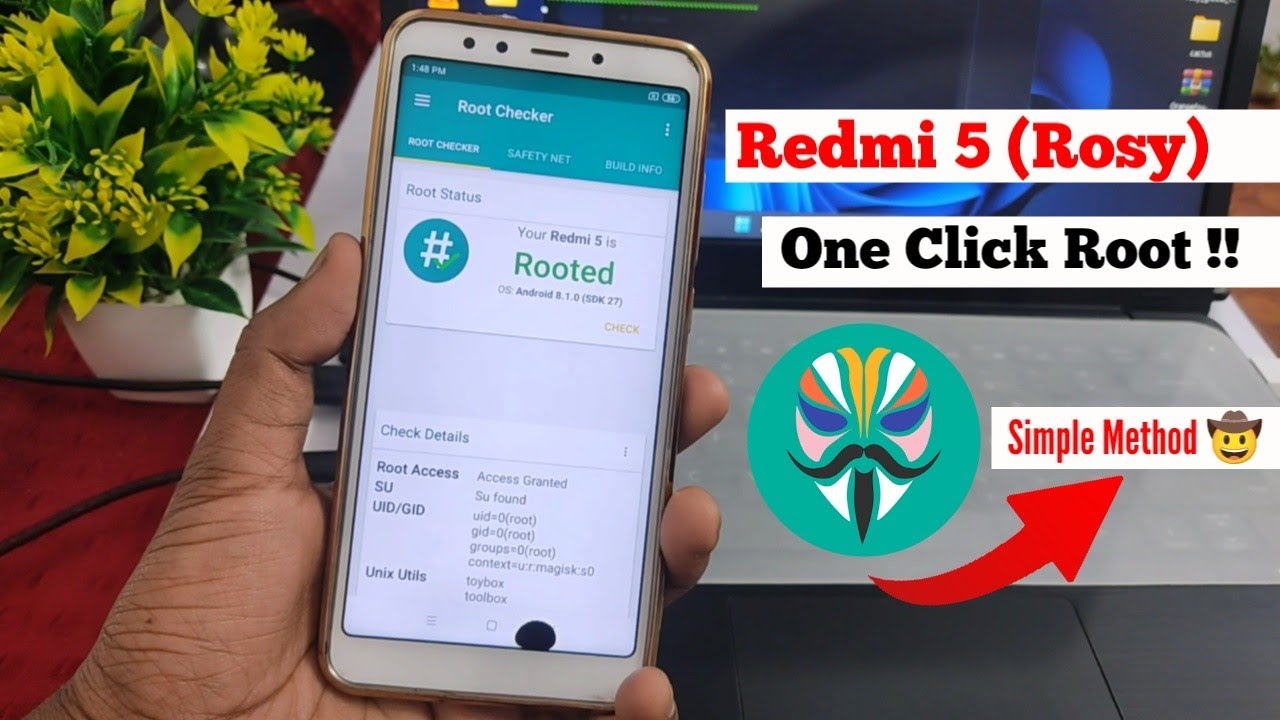 How to Root Redmi 5 (Rosy) | Root Through Magisk | Redmi 5 One Click ...