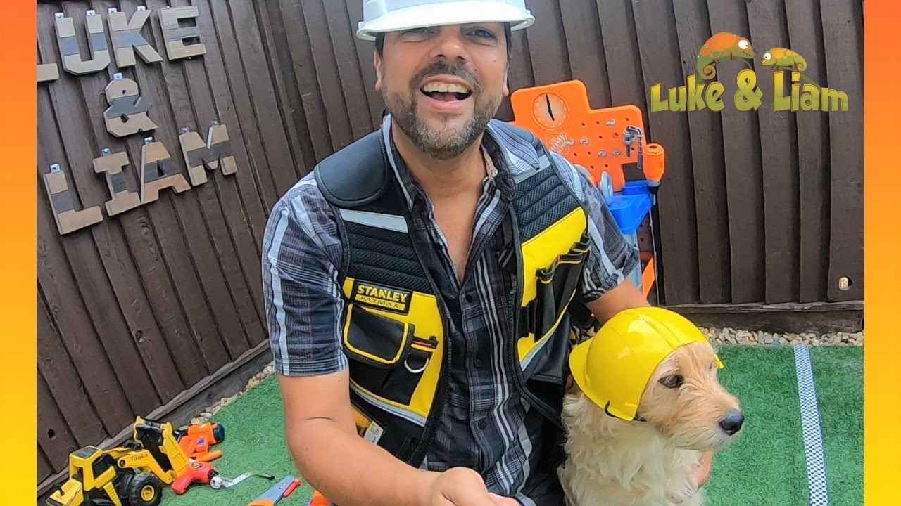 Learning Construction Vehicles - Kids Construction Crew, Tools for Kids ...
