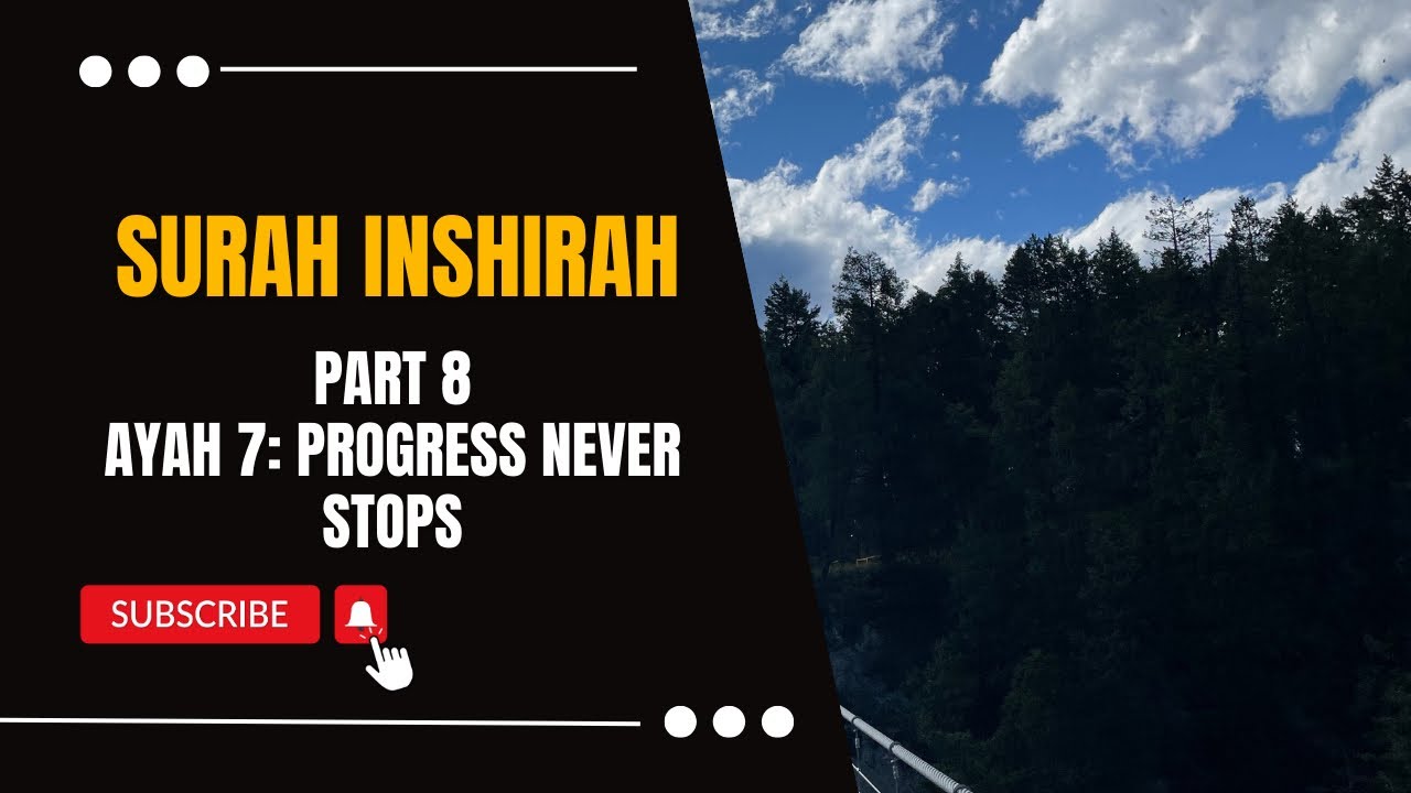 [BANGLA LECTURE] Surah Al-Inshirah II Ayah 7 : Progress Never Stops II Part 8 - YouTube