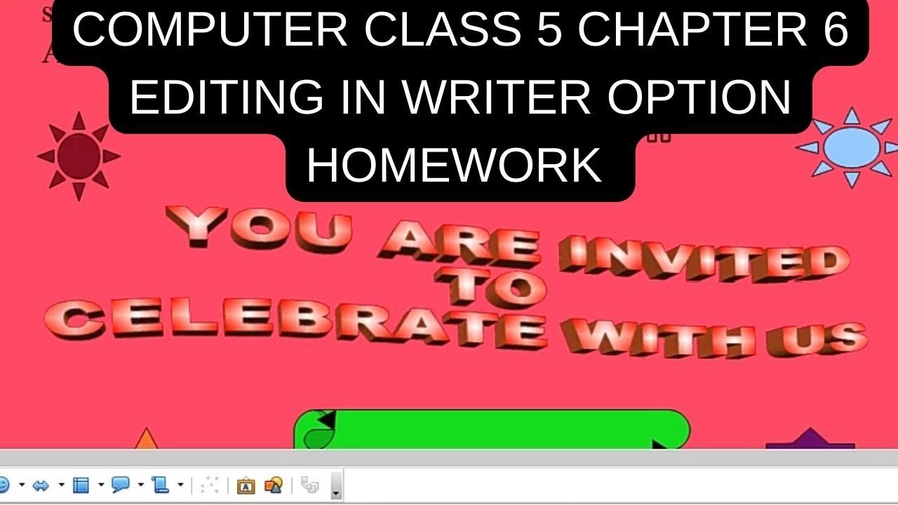 DAV CLASS 5 COMPUTER CHAPTER 6 EDITING IN WRITER HOMEWORK | PAGE LAYOUT TAB AND PAGE MARGINS ...