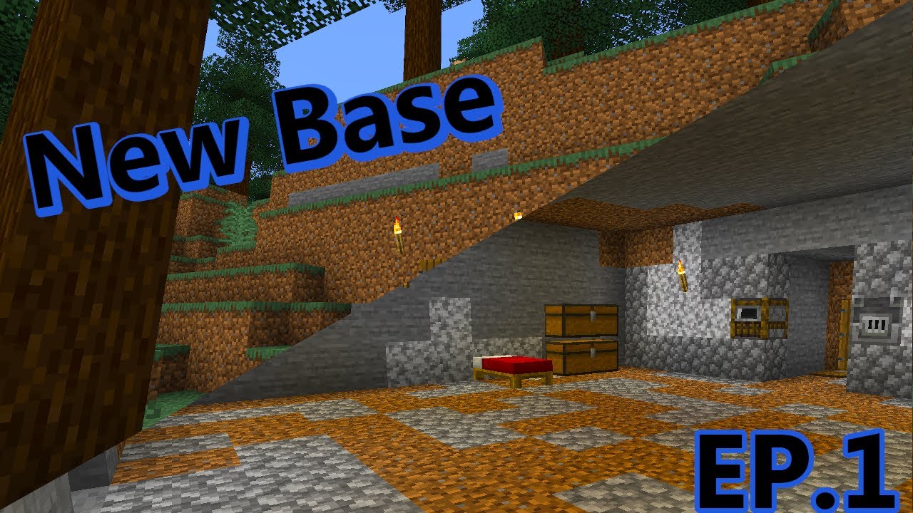 Building our new base in Minecraft | Minecraft Hardcore lets play ep.1 ...