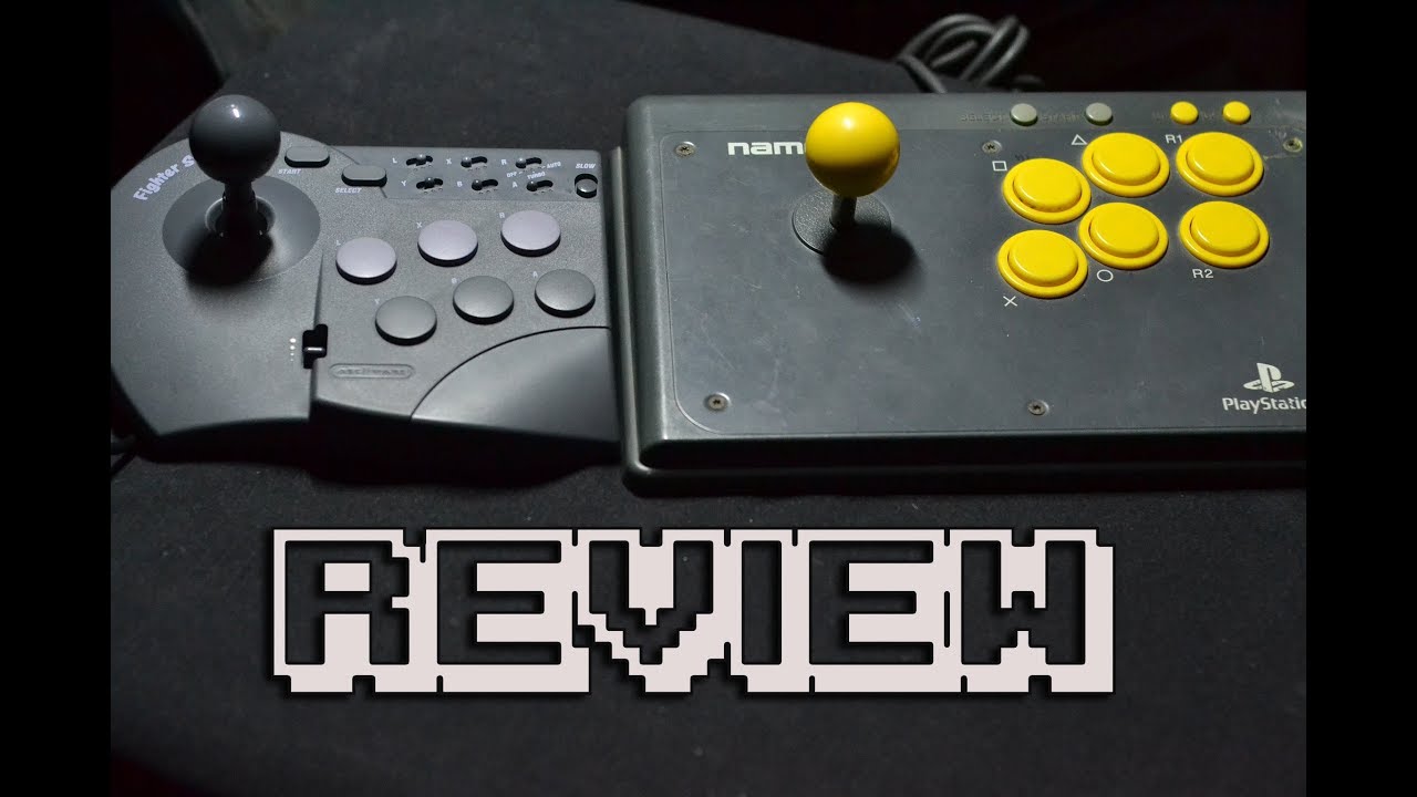 PS1 Namco arcade stick & fighter stick SN SNES - YouTube