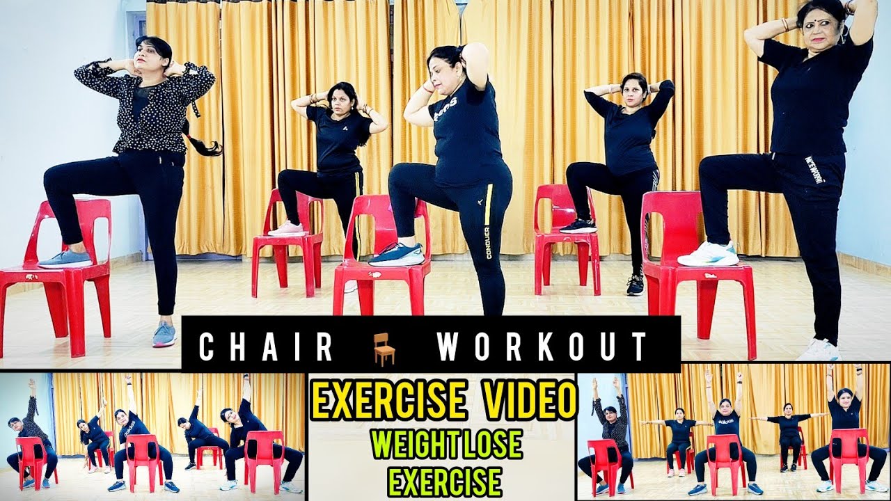 10 min chair workout | Zumba Dance | Dance workout | Bollywood dance ...